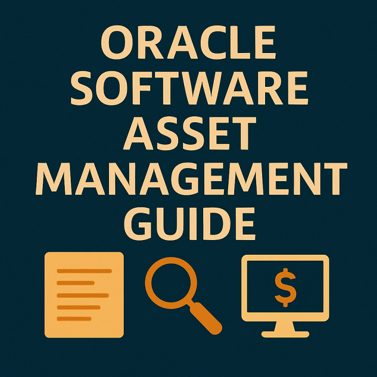 Oracle Software Asset Management Guide