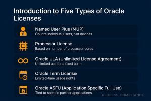 Five Types of Oracle Licenses