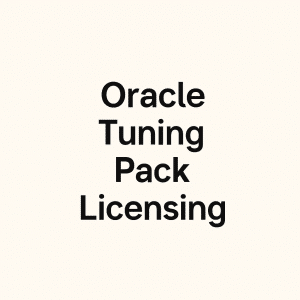 Oracle Tuning Pack Licensing