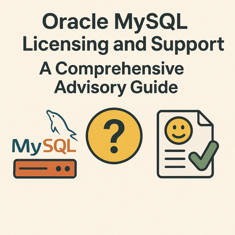 Oracle MySQL Licensing and Support: A Complete Advisory Guide