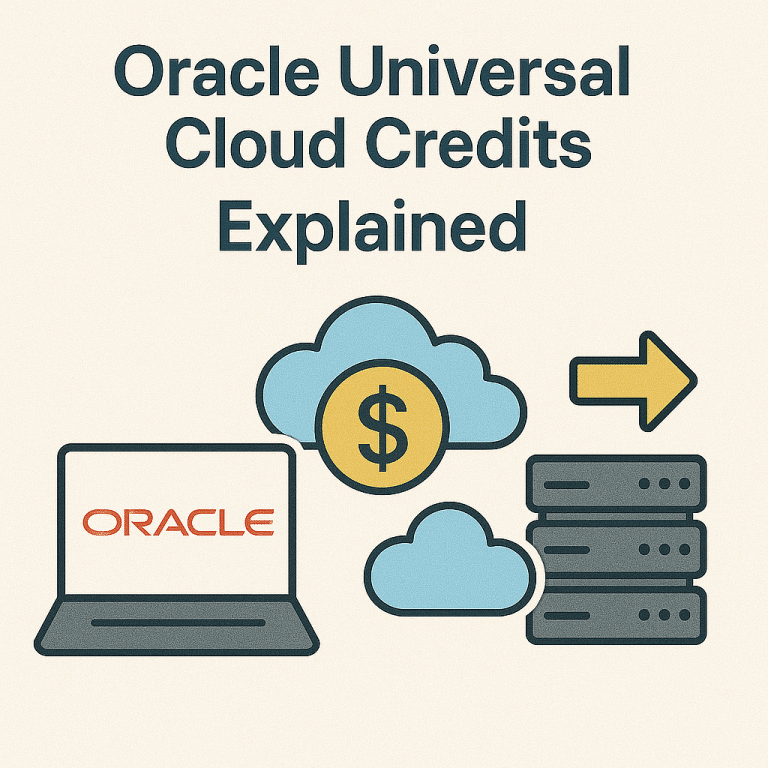 Oracle Universal Cloud Credits Explained