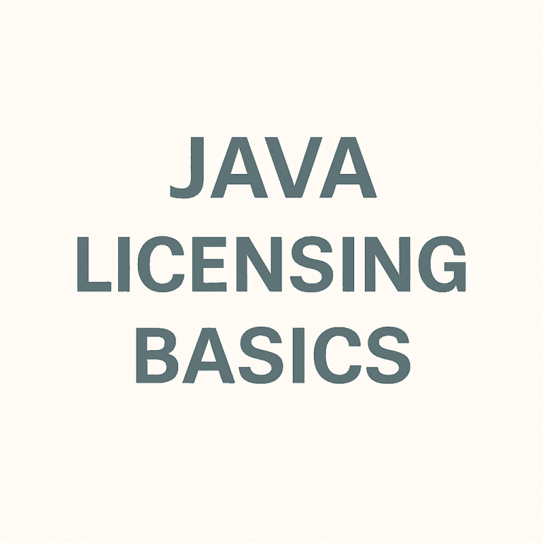 Oracle Java Licensing and Audit FAQ Guide