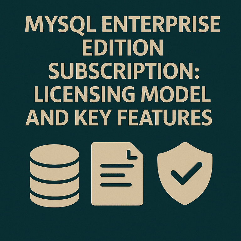 Oracle MySQL Licensing and Support: A Complete Advisory Guide