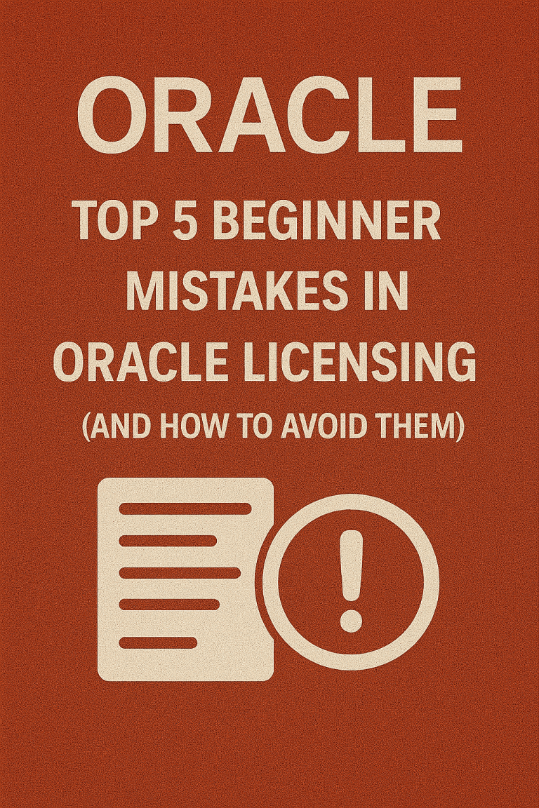 Top 10 Beginner Mistakes in Oracle Licensing (and How to Avoid Them)