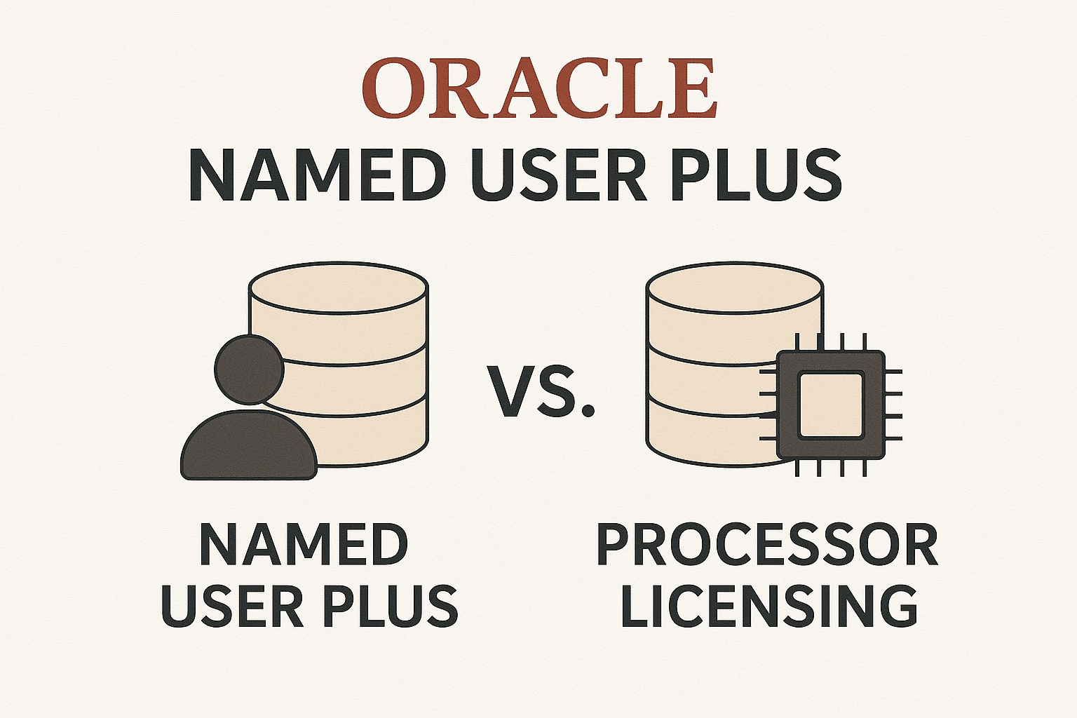 Oracle Named User Plus vs. Processor Licensing – Which Model is Right for You?